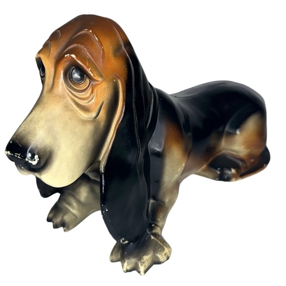 Other | Vintage Basset Hound Dog Plastic Piggy Bank Union Product ...